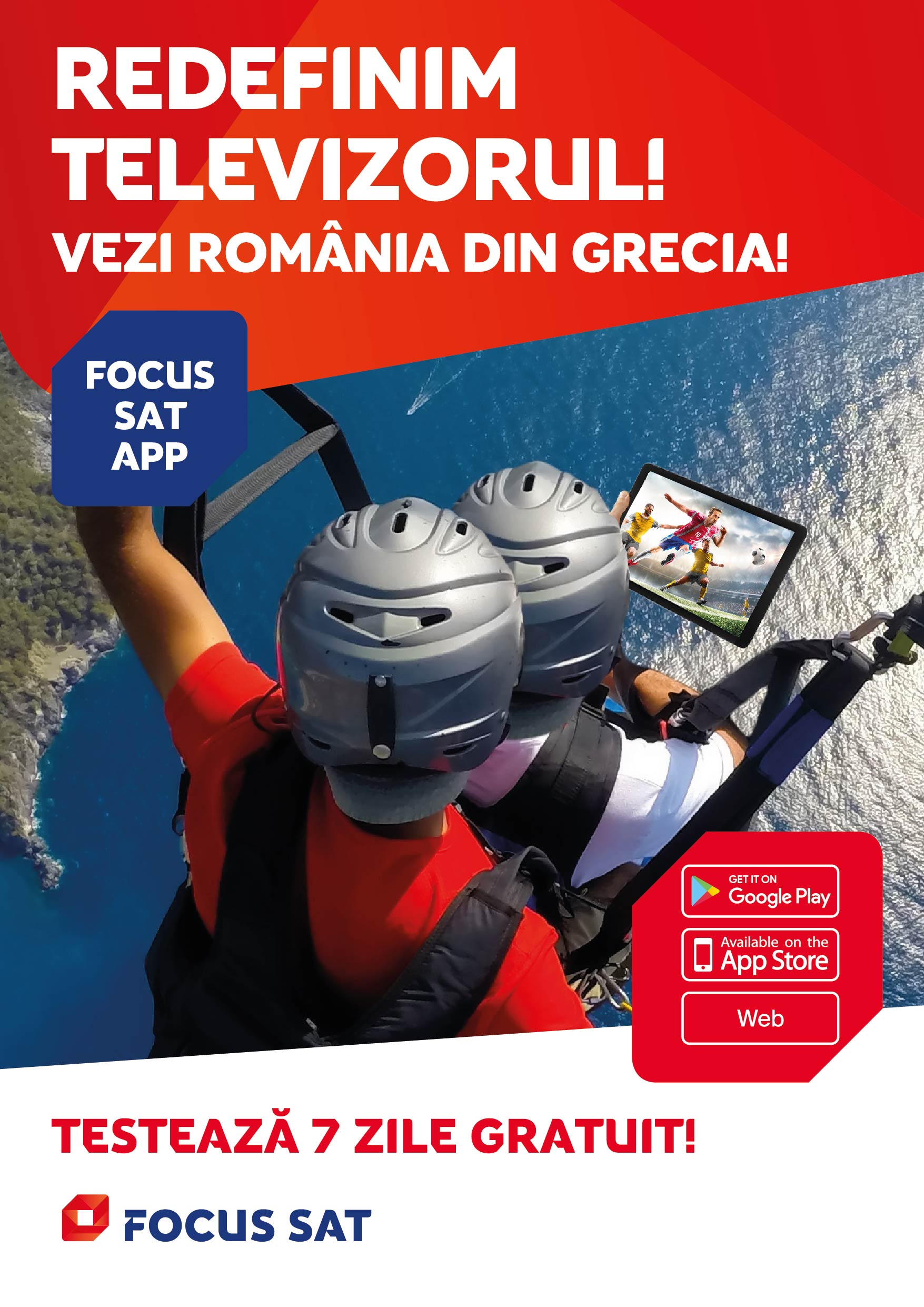 Aplicația Focus Sat oferă acces la peste 100 de canale TV online